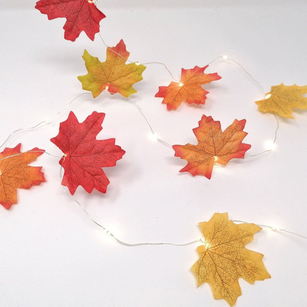 Autumn Leaf Fairy Lights - Handmade in 4 Sizes – Autumn Weddings ...